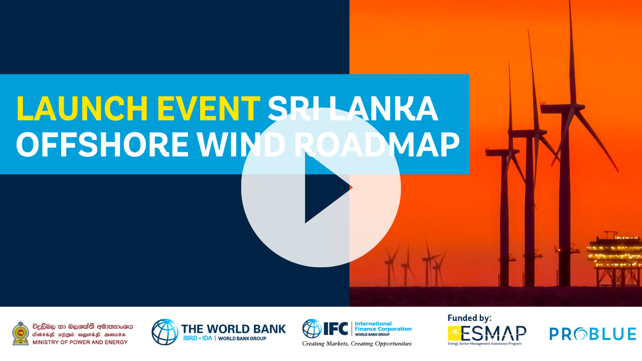 Offshore Wind Roadmap for Sri Lanka | ESMAP